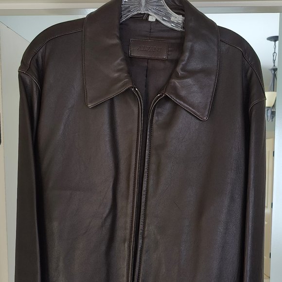 Alfani | Jackets & Coats | Mens Alfani Brown Leather Jacket | Poshmark
